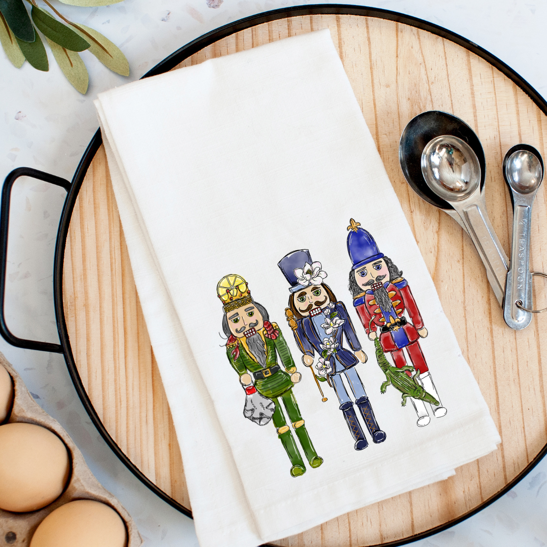 Cajun Nutcracker Trio Kitchen Towel – Pelican Provision Co.